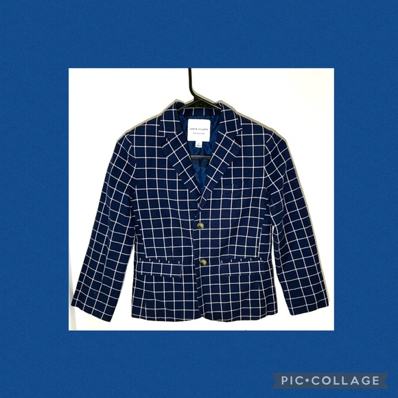 Janie and Jack | Jackets & Coats | New Janie And Jack Linen Windowpane ...
